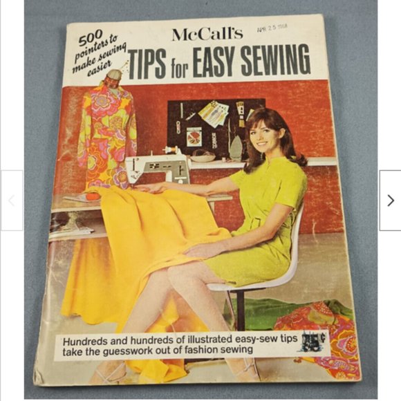 McCalls | Office | Vintage 968 Mccalls 50 Tips For Easy Sewing Pattern ...